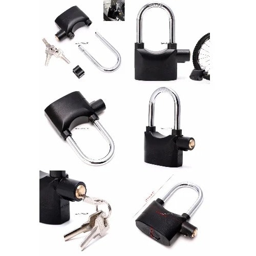 Siren Security Alarm Padlock | Konga Online Shopping