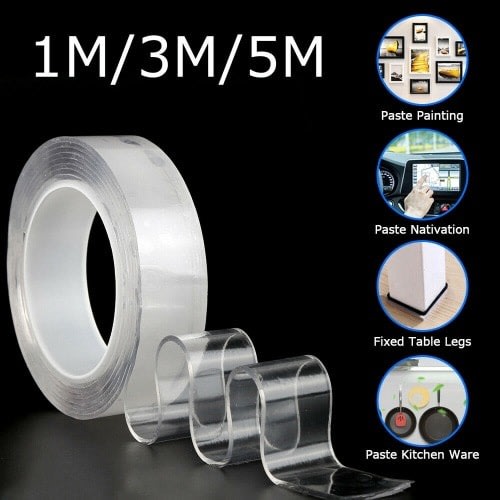 Double Sided Nano Reusable Magic Adhesive Tape - 5 Meters | Konga ...