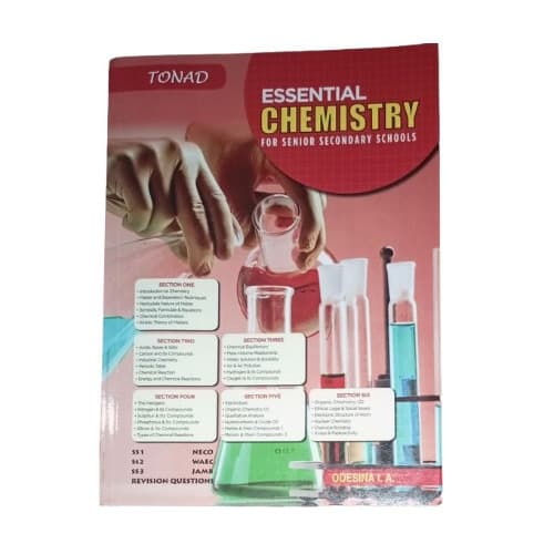 Essential Chemistry For Senior Secondary Schools By Odesina I A 9th Ed ...