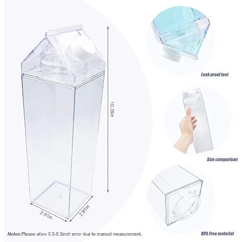 Liquid/milk Storage Container - 500ml Transparent Color | Konga Online ...
