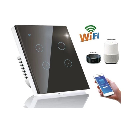 Tuya 4 Gang Wi-fi Smart Light Switch - 10a | Konga Online Shopping Tuya 4 Gang Wi-fi Smart Light Switch - 10a | Konga Online Shopping