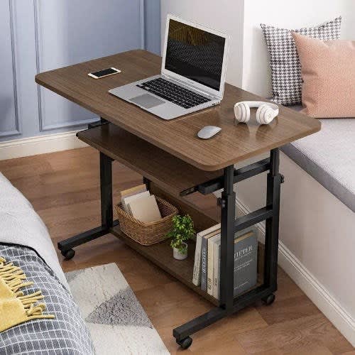 Adjustable Height Laptop - Desktop Table With Keyboard Drawer | Konga ...
