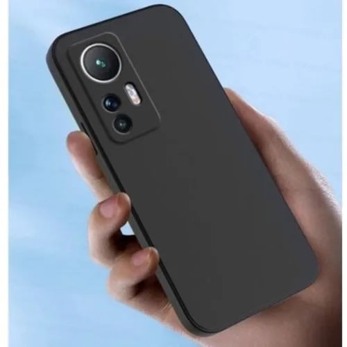 Silicon Back Case For Xiaomi 12 Pro 5g - Black | Konga Online Shopping