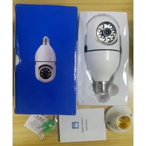 Bulb-camera 360 Degree Ptz Wireless Surveillance Cctv - White | Konga ...