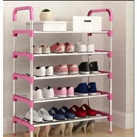 Shoe Rack-5 Layer - Pink | Konga Online Shopping