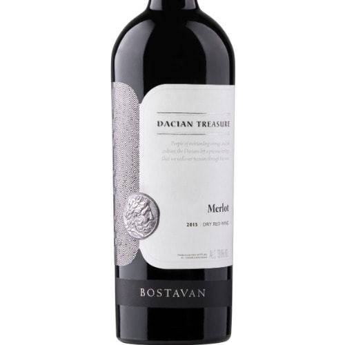 Bostavan - Dacian Treasure Merlot - Dry Red Wine- 0.75L - Single Bottle ...